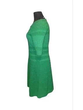 Missoni | Dresses | Missoni Emerald Green Textured Midi Dress Short ...